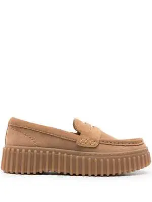 Clarks Torhill Penny Flatform Loafers