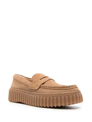 Clarks Torhill Penny Flatform Loafers