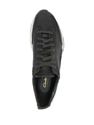 Clarks Craft Speed Leather Sneakers - Grey