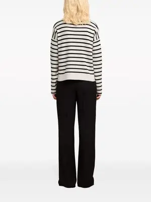 Ami Striped Polo Jumper
