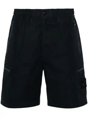 Stone Island Button Detailed Shorts For Men