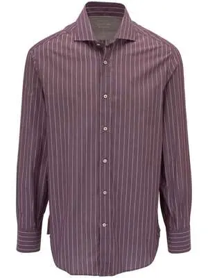 Brunello Cucinelli Striped Cotton Shirt