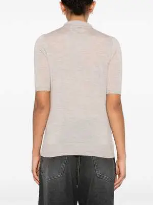 Gabriela Hearst Fine-knit Polo Shirt - Neutrals