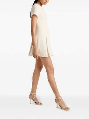 Cinq À Sept Nova Tweed Mini Dress - Neutrals