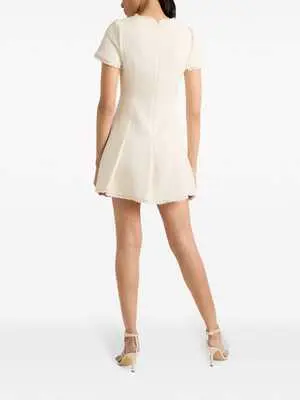 Cinq À Sept Nova Tweed Mini Dress - Neutrals