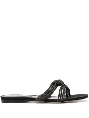 ARTEANA Capri Flat Slides - Black