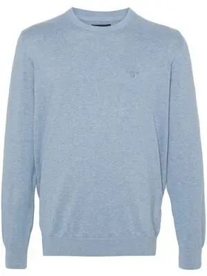 Barbour Pima Cotton Jumper - Blue