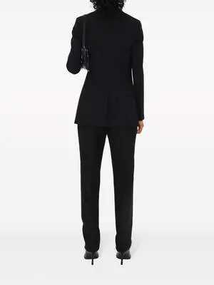Burberry Wool Tailored Trousers - Black