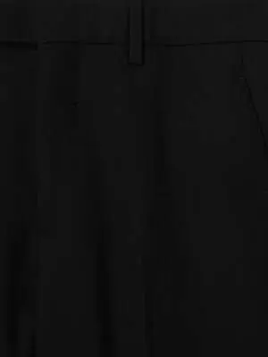 Burberry Wool Tailored Trousers - Black