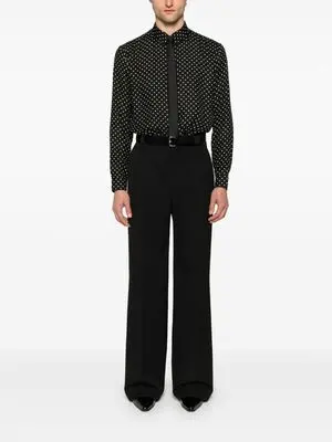 Saint Laurent Polka-dot Silk Shirt