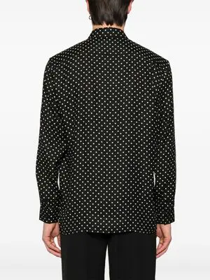 Saint Laurent Polka-dot Silk Shirt