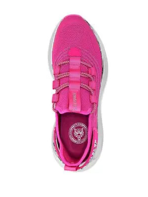 PLEIN SPORT Runnr Logo-plaque Knitted Sneakers
