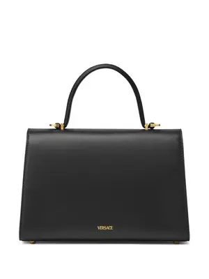 Versace Leather Tote - Black