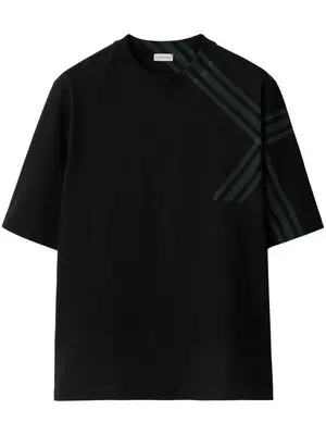 Burberry Short-sleeve Cotton T-shirt - Black