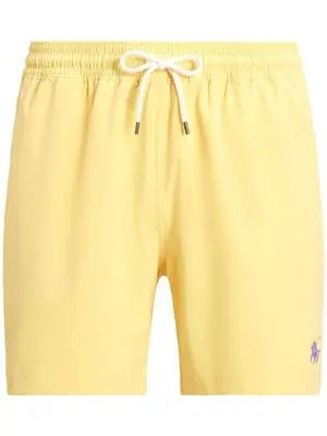 Polo Ralph Lauren Polo Pony-embroidered Swim Shorts - Yellow