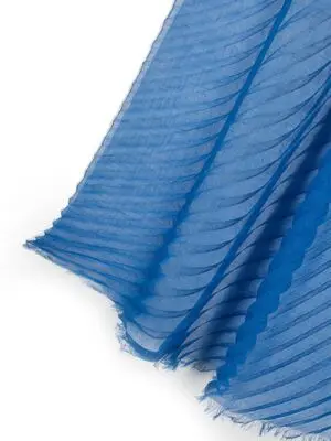 Issey Miyake Feather Pleated Scarf