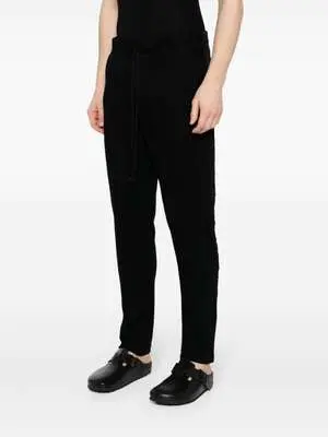 GREG LAUREN Grosgrain-trim Track Pants