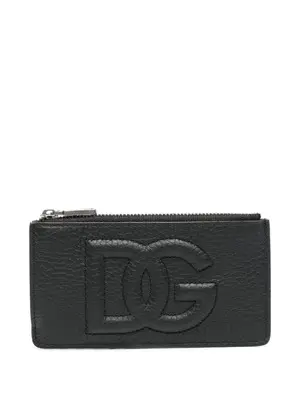 Dolce & Gabbana Logo-embossed Card Holder - Black