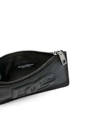 Dolce & Gabbana Logo-embossed Card Holder - Black