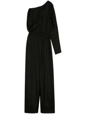 Rick Owens Atena Bodybag Satin Jumpsuit - Black
