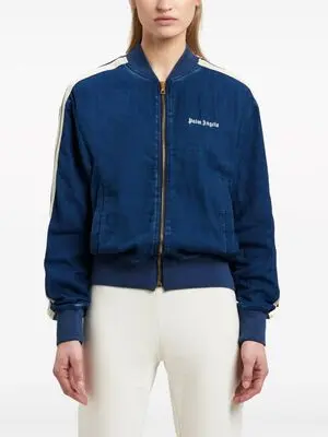 Palm Angels Chambre Denim Bomber Jacket