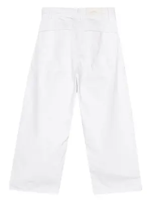 Studio Nicholson Chalco Mid-rise Wide-leg Jeans - White