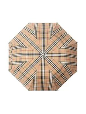 Burberry Check-print Folding Umbrella