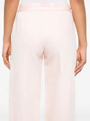 Kenzo Belted Straight-leg Trousers
