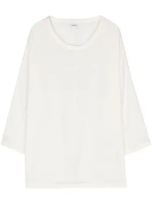Aspesi Round-neck Silk T-shirt