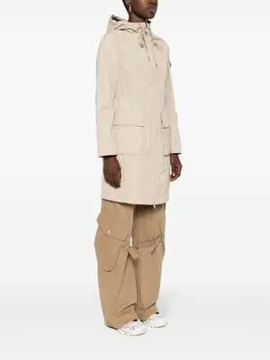Moncler Laerte Parka Coat - Neutrals