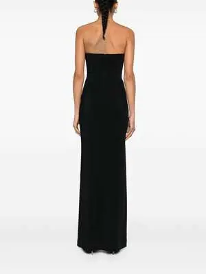 MUGLER Structured Strapless Maxi Dress