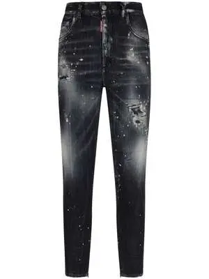 Dsquared2 Distressed Tapered Jeans