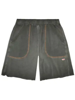 DIESEL® Faded-effect Cotton-jersey Shorts