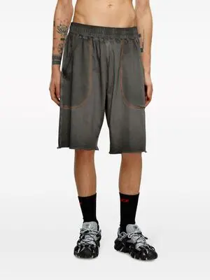 DIESEL® Faded-effect Cotton-jersey Shorts