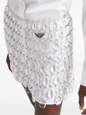 Prada Jewelled Mini Skirt