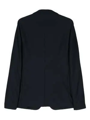 Giorgio Armani Single-breasted Piqué Blazer