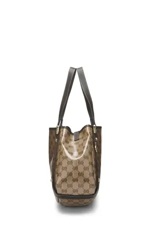 Gucci Original Gg Crystal Canvas Abbey Tote Bag