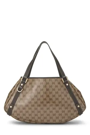 Gucci Original Gg Crystal Canvas Abbey Tote Bag