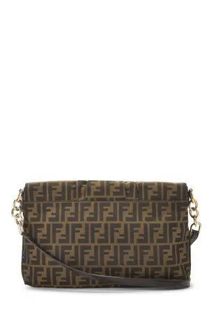 Fendi Zucca Canvas Shoulder Bag