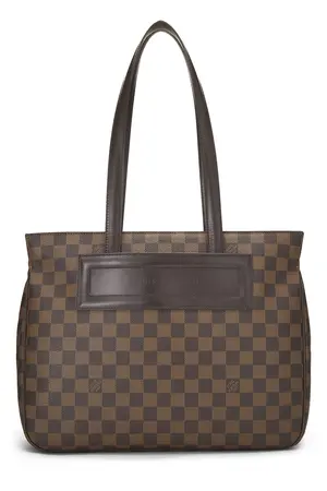 LOUIS VUITTON Damier Ebene Parioli Tote - Brown