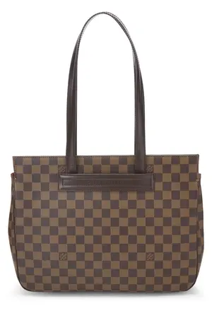 LOUIS VUITTON Damier Ebene Parioli Tote - Brown