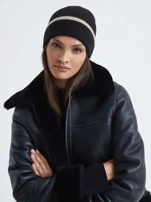 REISS Hattie Wool-cashmere Beanie