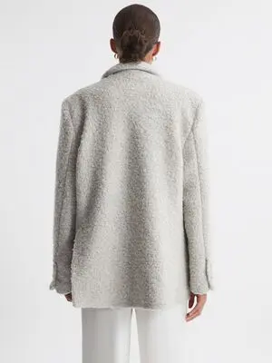 MEOTINE Wool Single Breasted Coat