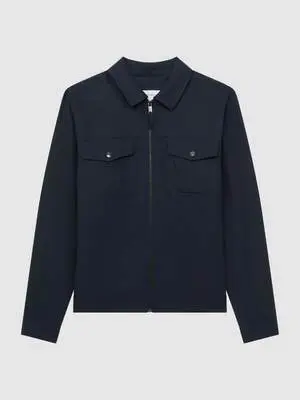 REISS Carnival Zip Through Blouson Jacket