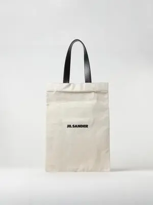 JIL SANDER Jil Sander Logo Tote Bag White