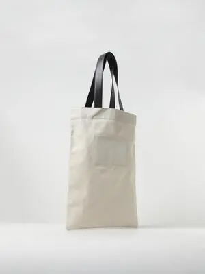 JIL SANDER Logo Tote Bag - White