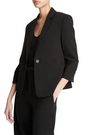 Vince Shrunken Blazer - Black