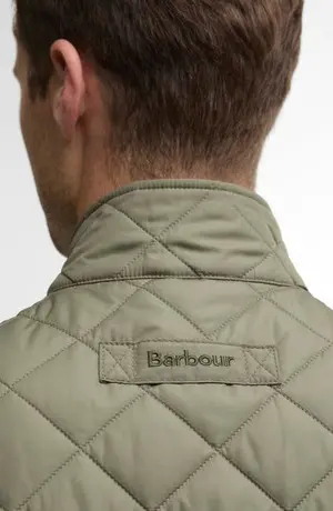 Barbour Lowerdale Diamond Quilted Vest - Dusty Olive