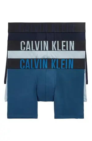 Calvin Klein 3-pack Intense Power Microfiber Boxer Briefs Shoreline