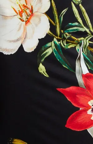 Alice + Olivia Delora Floral Midi Dress